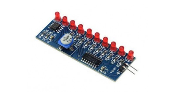 Bouwkit Looplicht 10 Leds Met Ne555 Cd4017 V2