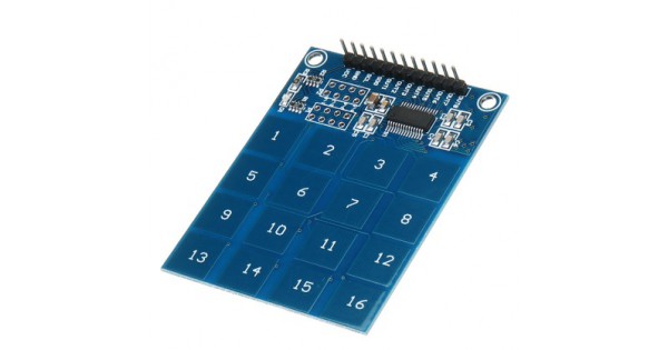 Capacitieve Schakelaar TTP229 (2.5-5.5V) - 16-kanaals XD-62B